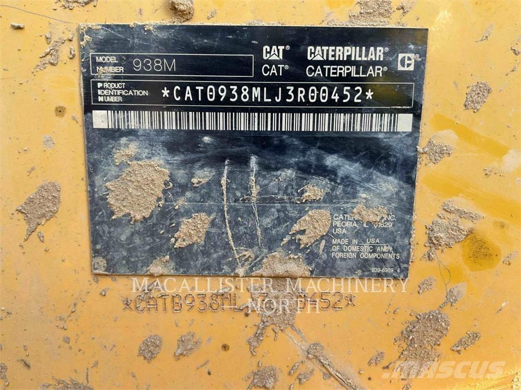 Cat 938M RQ, 2015, LANSING, Michigan, アメリカ - 中古 ホイールローダー・タイヤショベル - マスカス ...